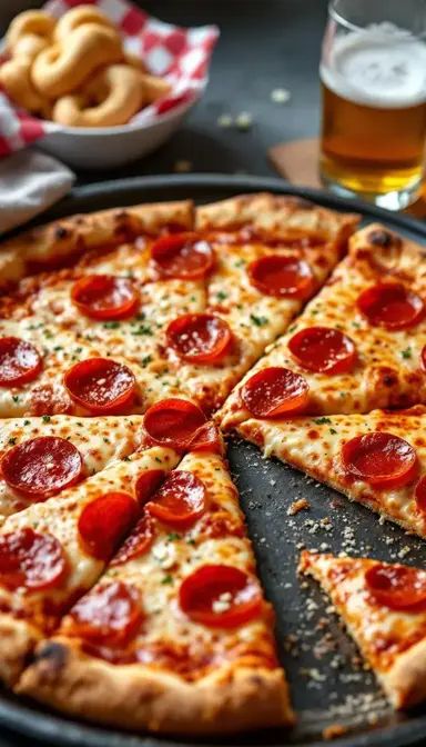 The Ultimate New York-Style Thin Crust Pizza with Pepperoni Recipe ...